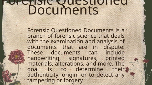 Different Forensic branches and its key functions | PPTX