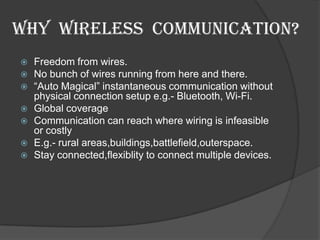 Introduction to wireless communication and concepts | PDF