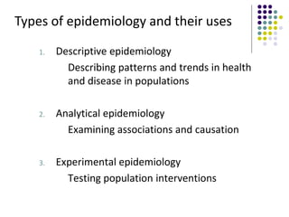 Epidemiology lecture Epidemiology lecture | PDF