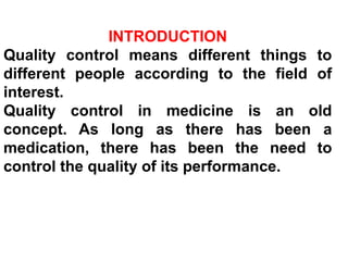 lecture 1.pptx quality control technic to improve the world | PPTX