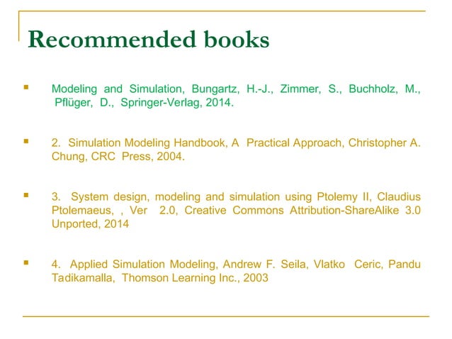 Lecture 1.ppt MOELING AND SIMULATION BS SOFTWARE ENGNEERING | PPT