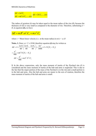 Lecture 1.3 Turning Moment Diagram and Flywheel (Unit1).pdf