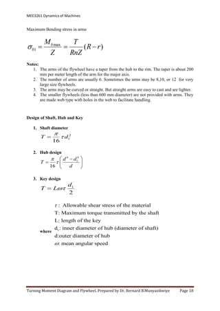 Lecture 1.3 Turning Moment Diagram and Flywheel (Unit1).pdf