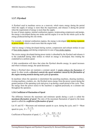 Lecture 1.3 Turning Moment Diagram and Flywheel (Unit1).pdf