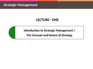 Comprehensive Strategic-Management Model | PPT