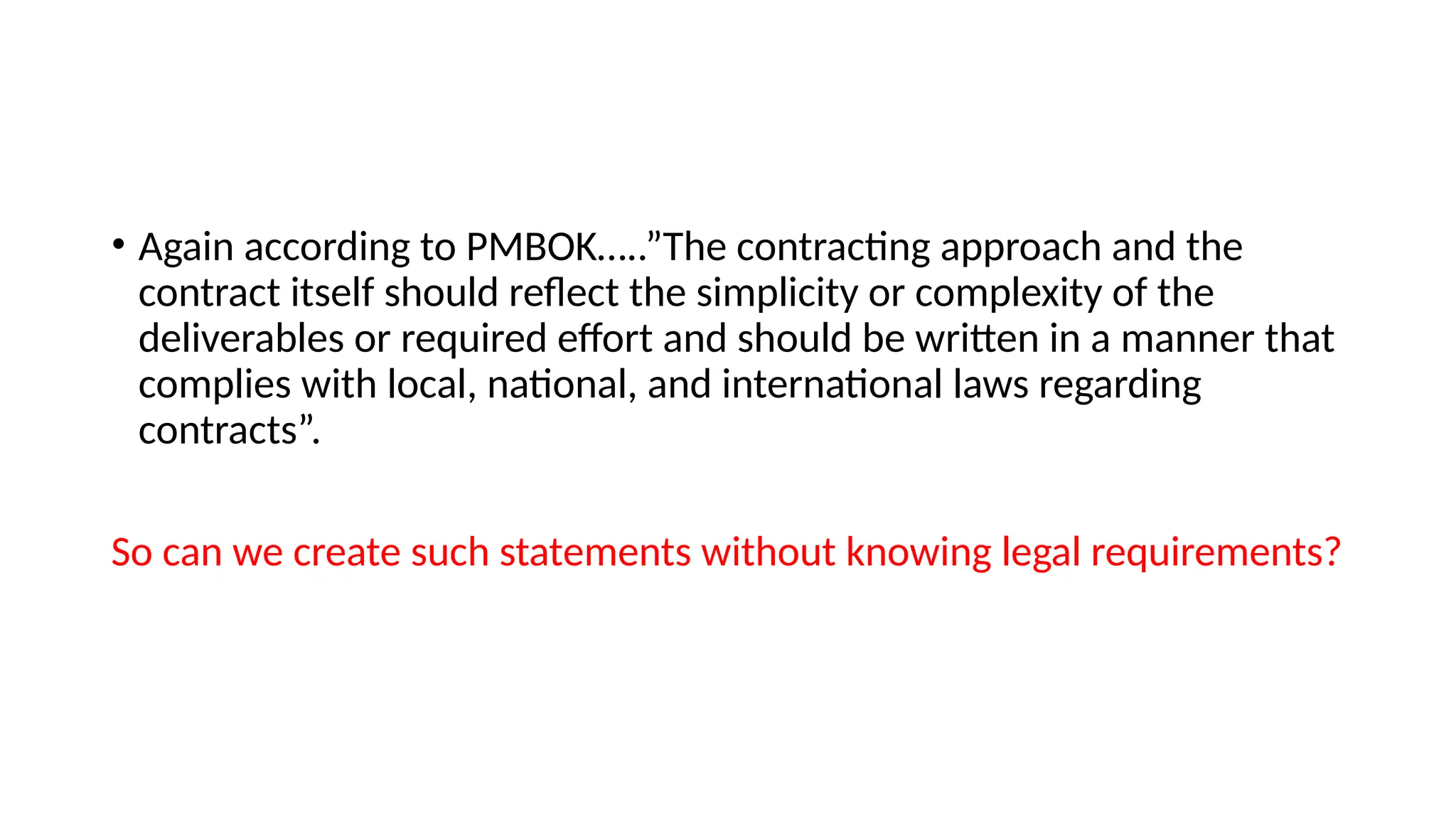 introduction to project procurement: first lecture | PPTX