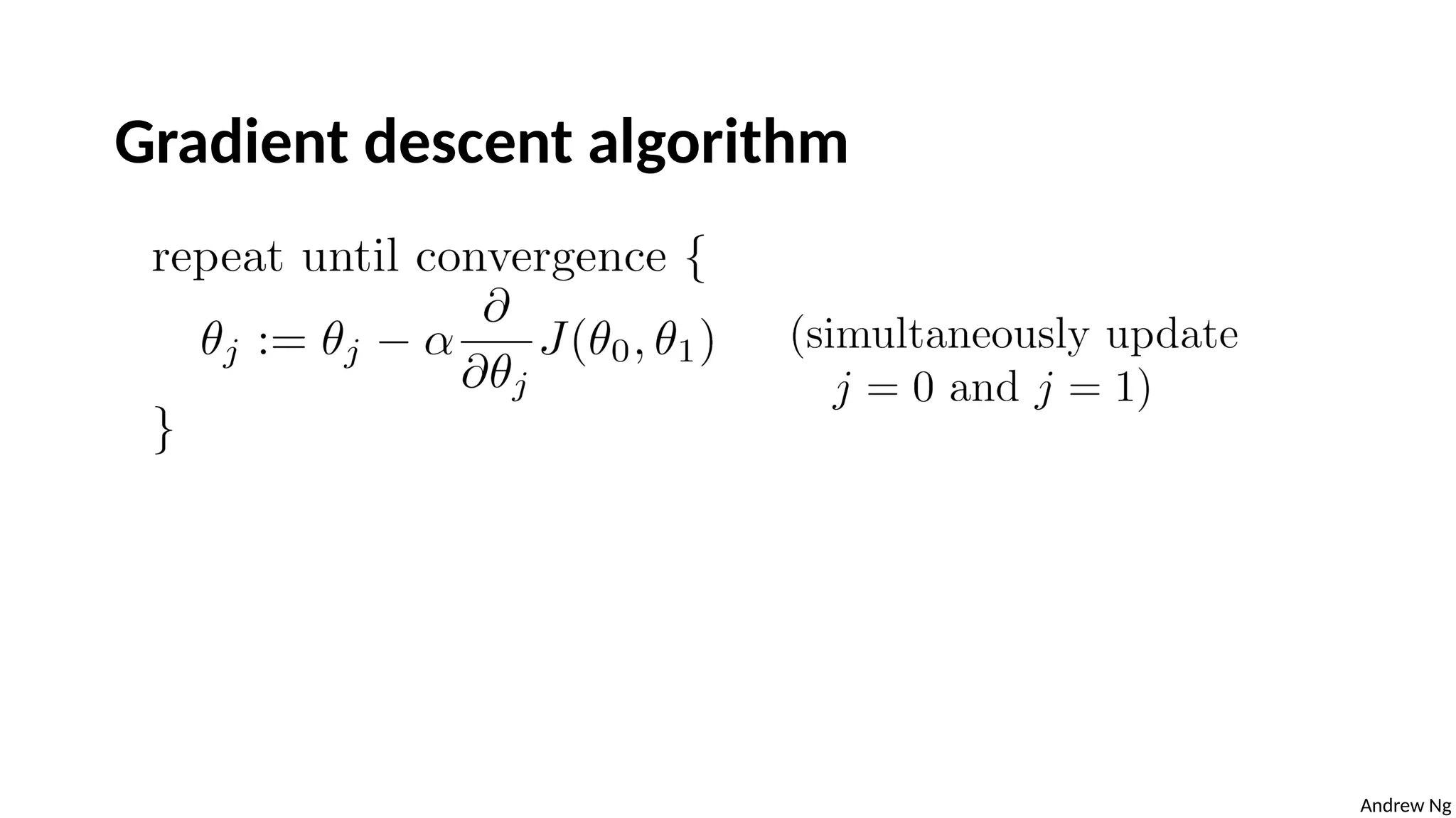 Lesson 1 Linear Regression With One Variable Ppt