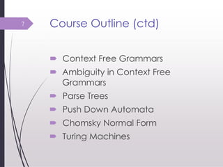 Theory of Automata (CSC-252)Lecture 1.pptx