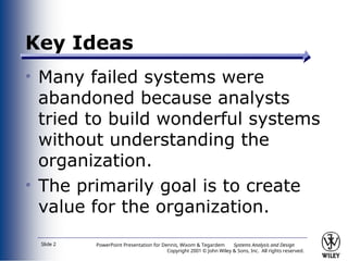 System Analysis and Design Introduction Chapter 1.ppt