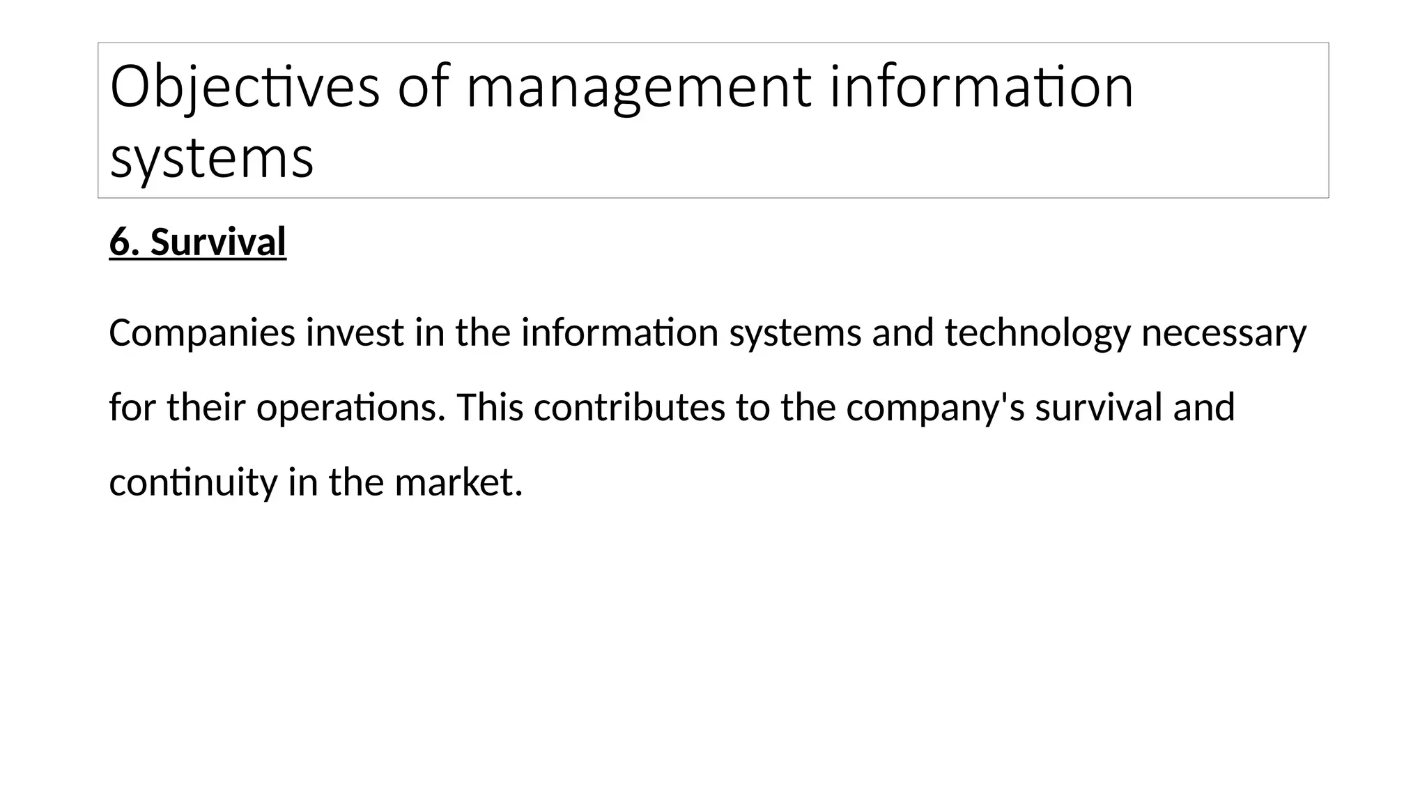 Management of Information system Lecture No. 1 | PPT