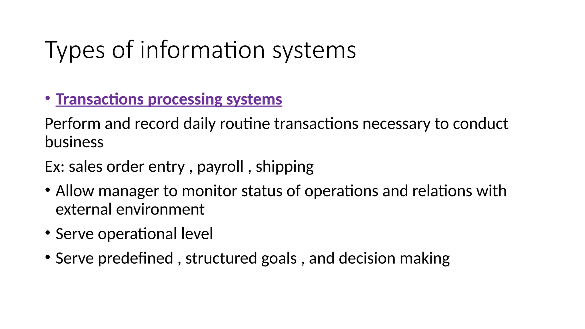 Management of Information system Lecture No. 1 | PPT