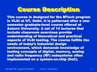 VLSI testing asdlslcoucusxsxb idjiohd hwdohndo | PPT