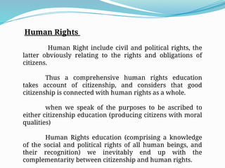 Civic responsibilities and citizens role in a society. | PPTX