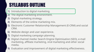 Lecture 1 Introduction to Digital Marketing | PPTX