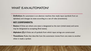 Lecture 1 of automata theory where .pptx