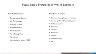 Fuzzy Logic System In Machine Learning Lecture 1.pptx