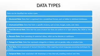 Data science and data analytics , machine learning | PPTX