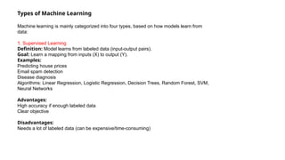 Introduction to machine learning and Linear Models | PPTX