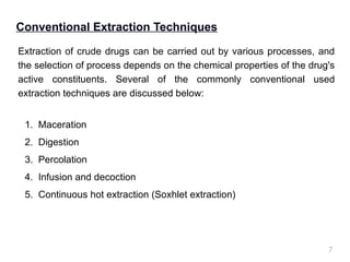 Extraction and Isolation of Active Constituents.pptx