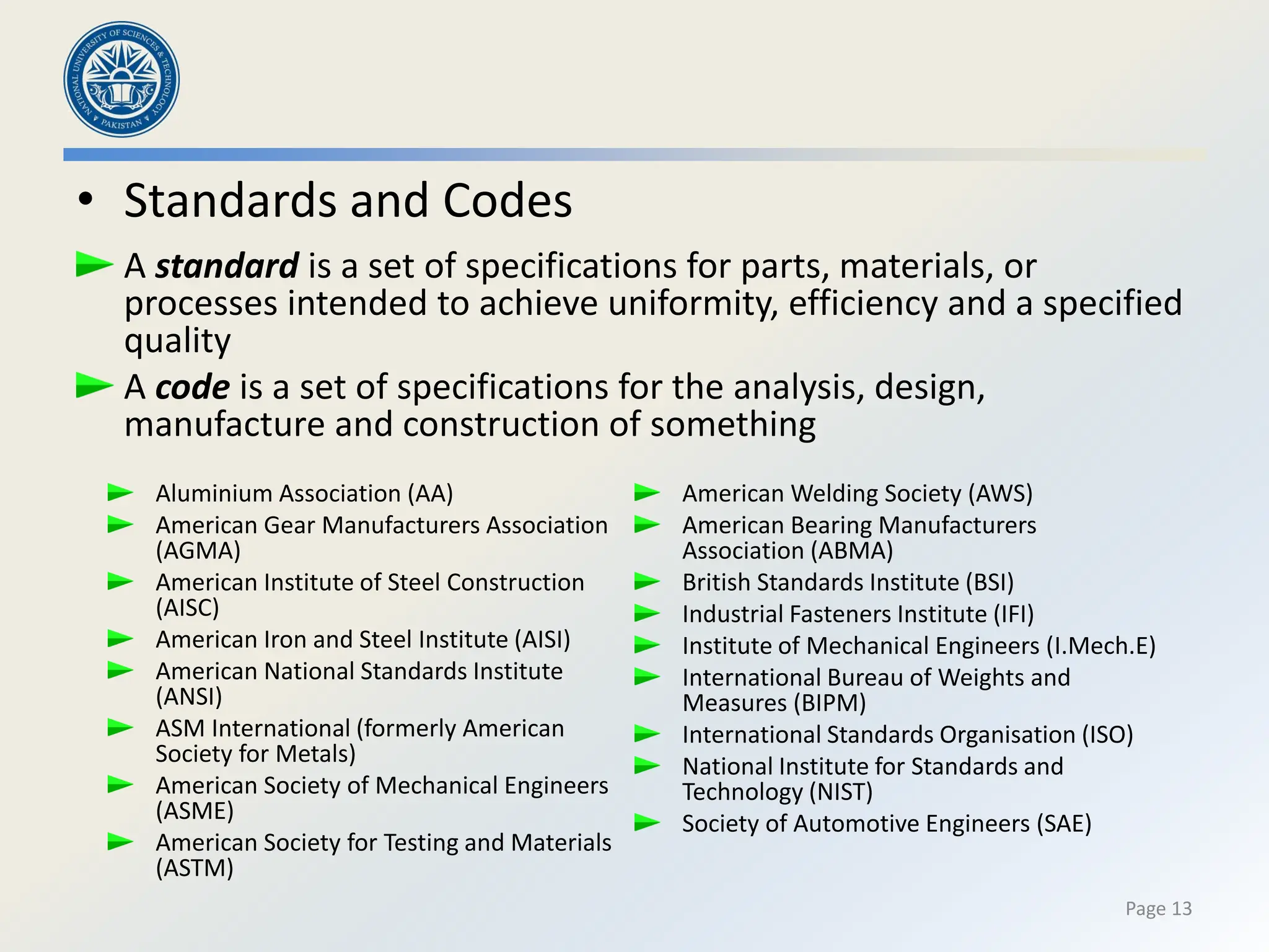 Lecture 1.pdf of machine design 1 and taught in pakistan | PDF