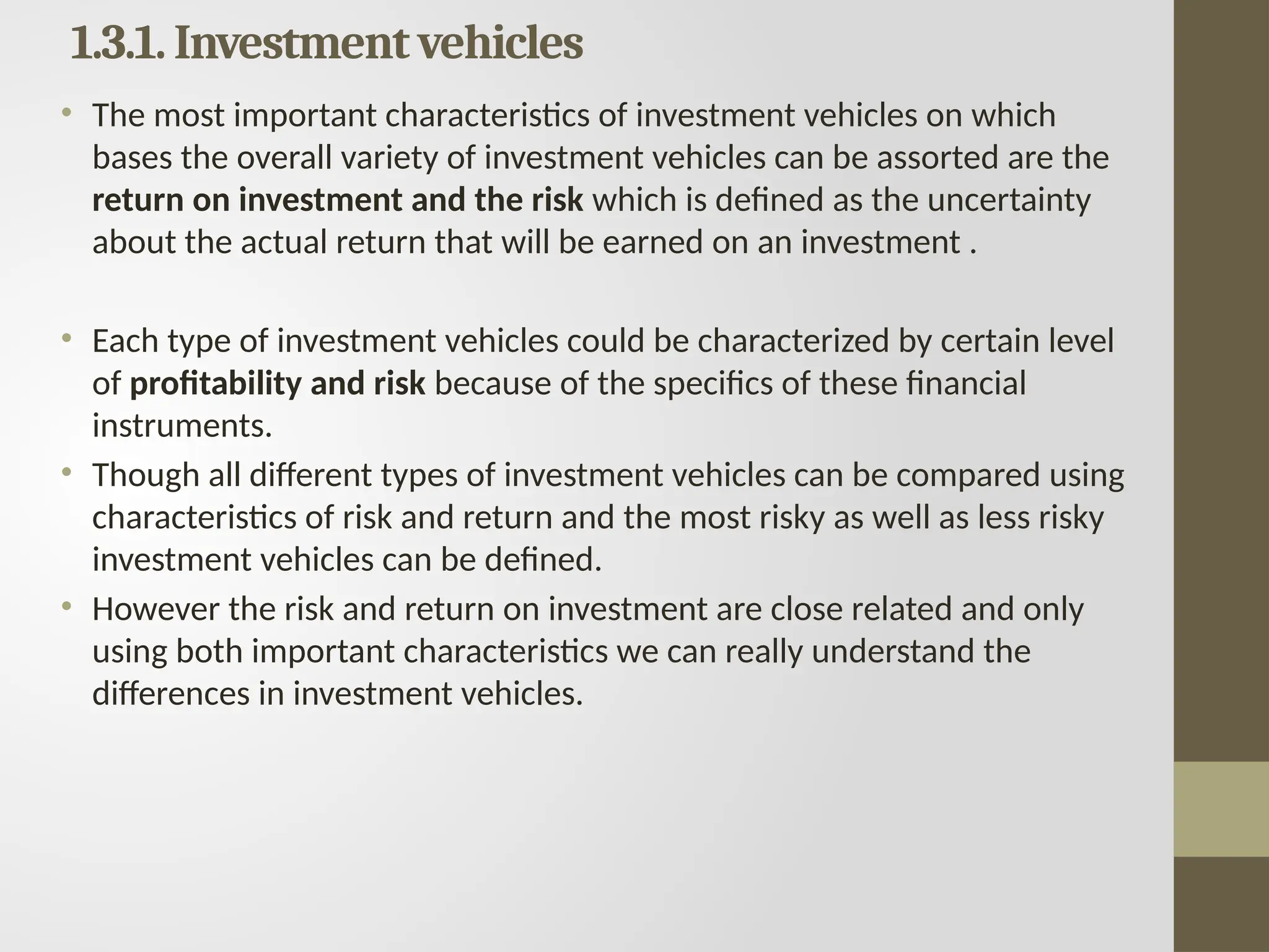 Financial Investment anslysis and management | PPTX