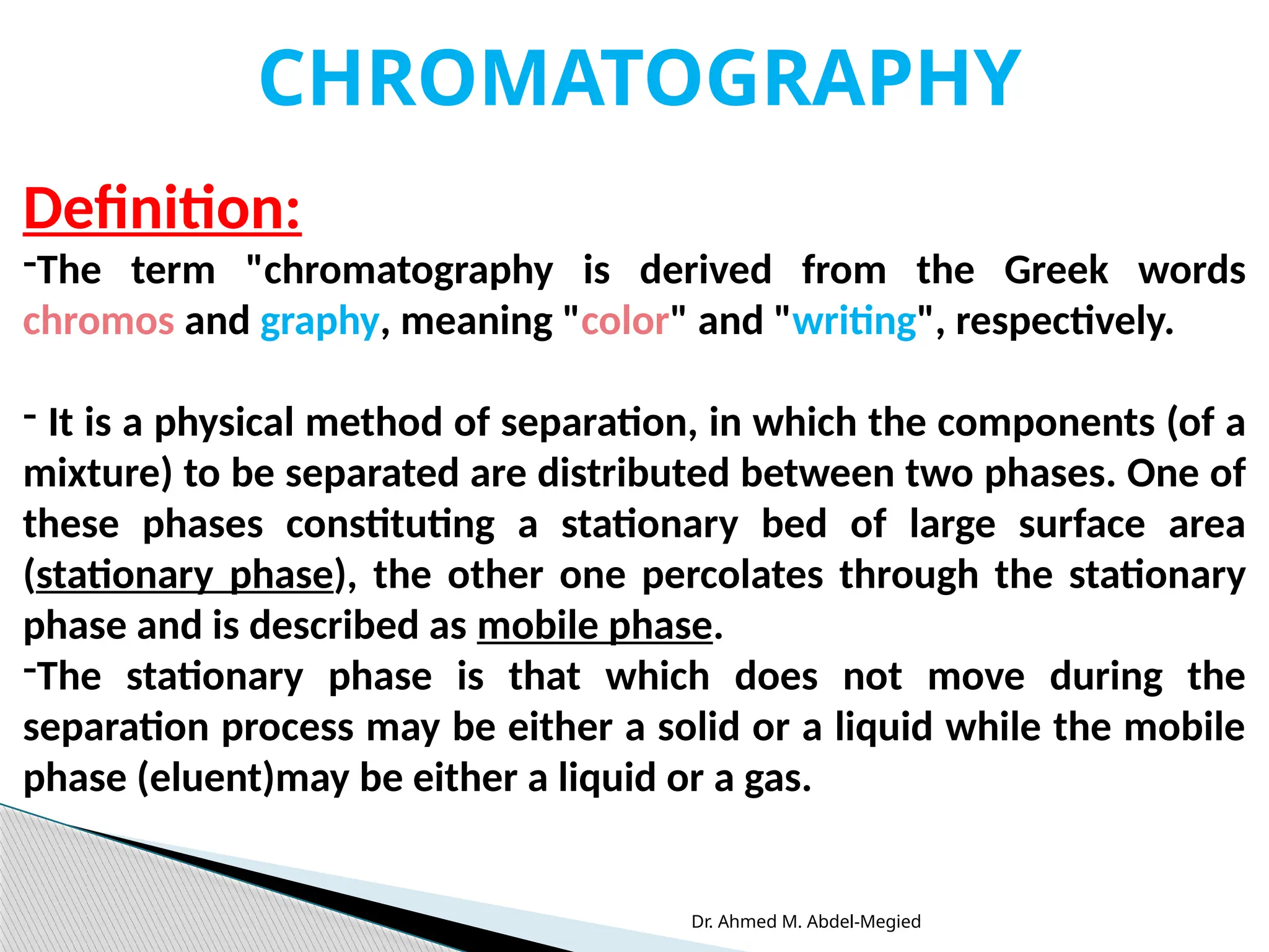 Instrumental Analaysis_Chromatography_Lecture1 | PPTX