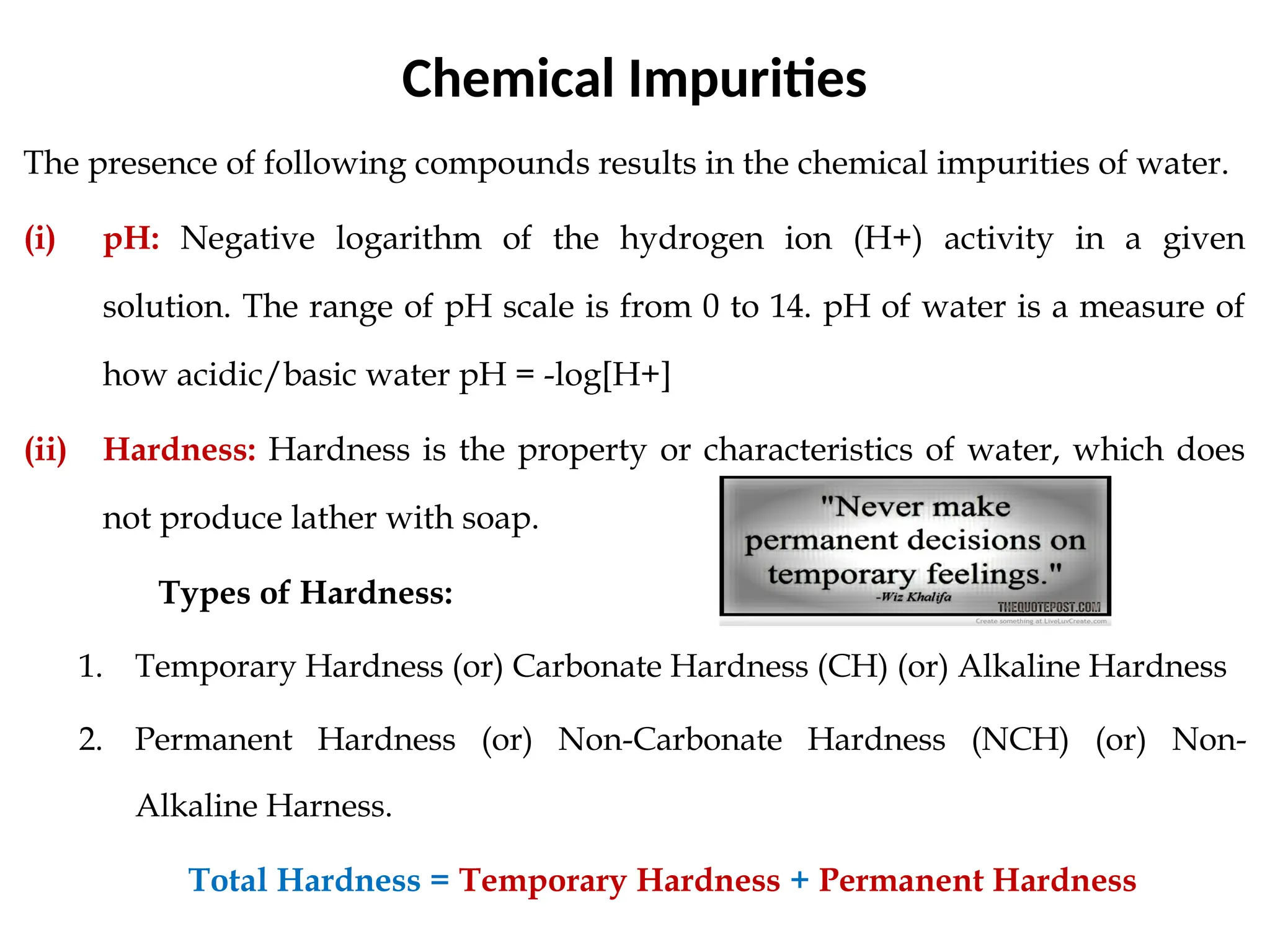Water Treatment Chapter 1 - Applied Chemistry I | PPTX