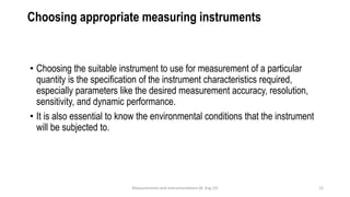 LECTURE 1.pdf principle of measuring instruments | PDF