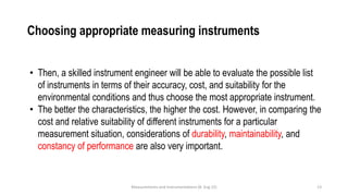 LECTURE 1.pdf principle of measuring instruments | PDF
