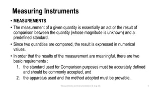 LECTURE 1.pdf principle of measuring instruments | PDF