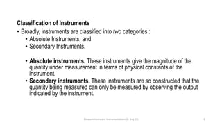 LECTURE 1.pdf principle of measuring instruments | PDF