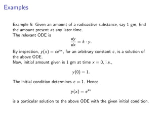 Comprehensive Introduction to Ordinary Differential Equations: Concepts ...
