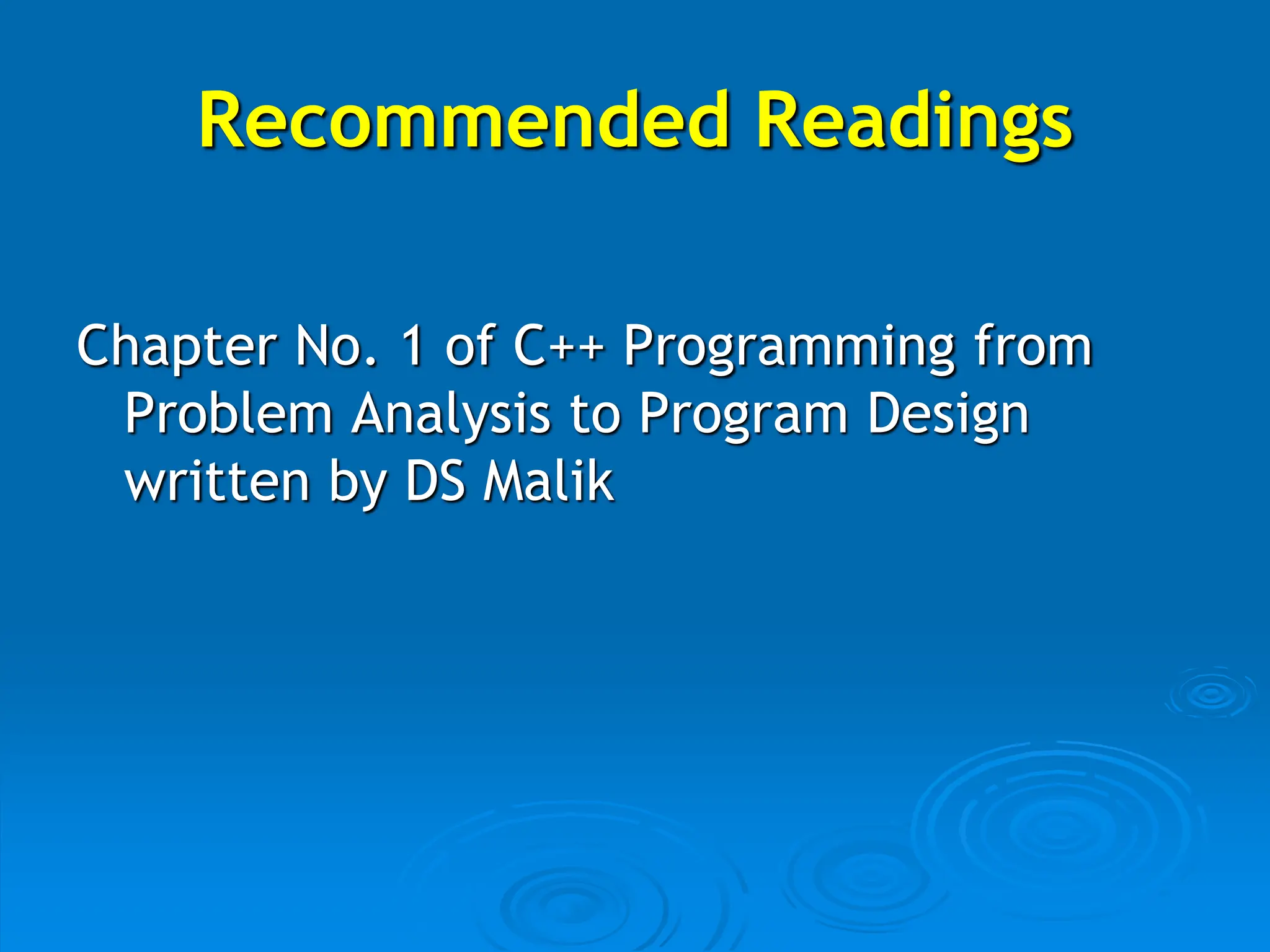 C Programming Language Lecture 1 3ppt Programming Languages 2055