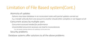 Lecture 1 to 3intro to normalization in database | PPTX | Databases | Computer Software and ...