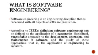 Introduction to Software Engineering | PPTX