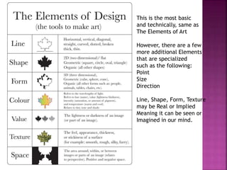 Lecture 1 a definition of design its elements and principle | PPTX | 3 ...