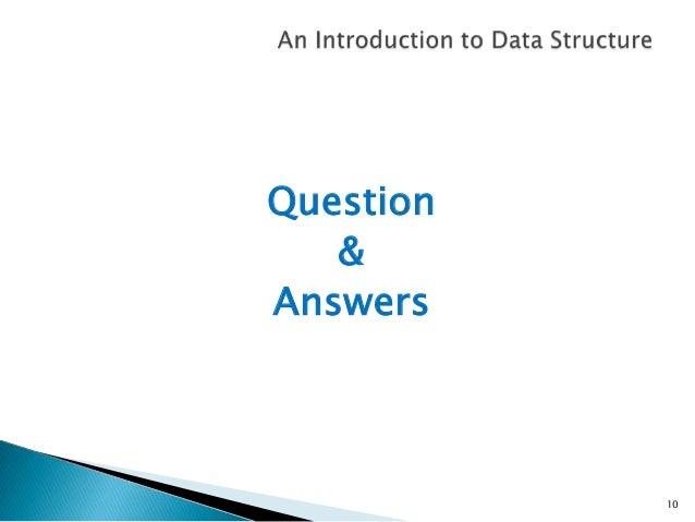 Lecture 1 An Introduction To Data Structure