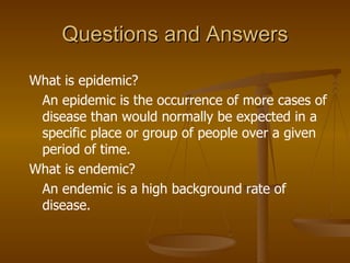 Lecture 1. an introduction to epidemiology | PPT