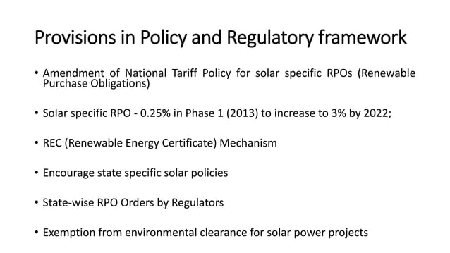 Introduction to JNNSM- India's National Solar Mission | PDF