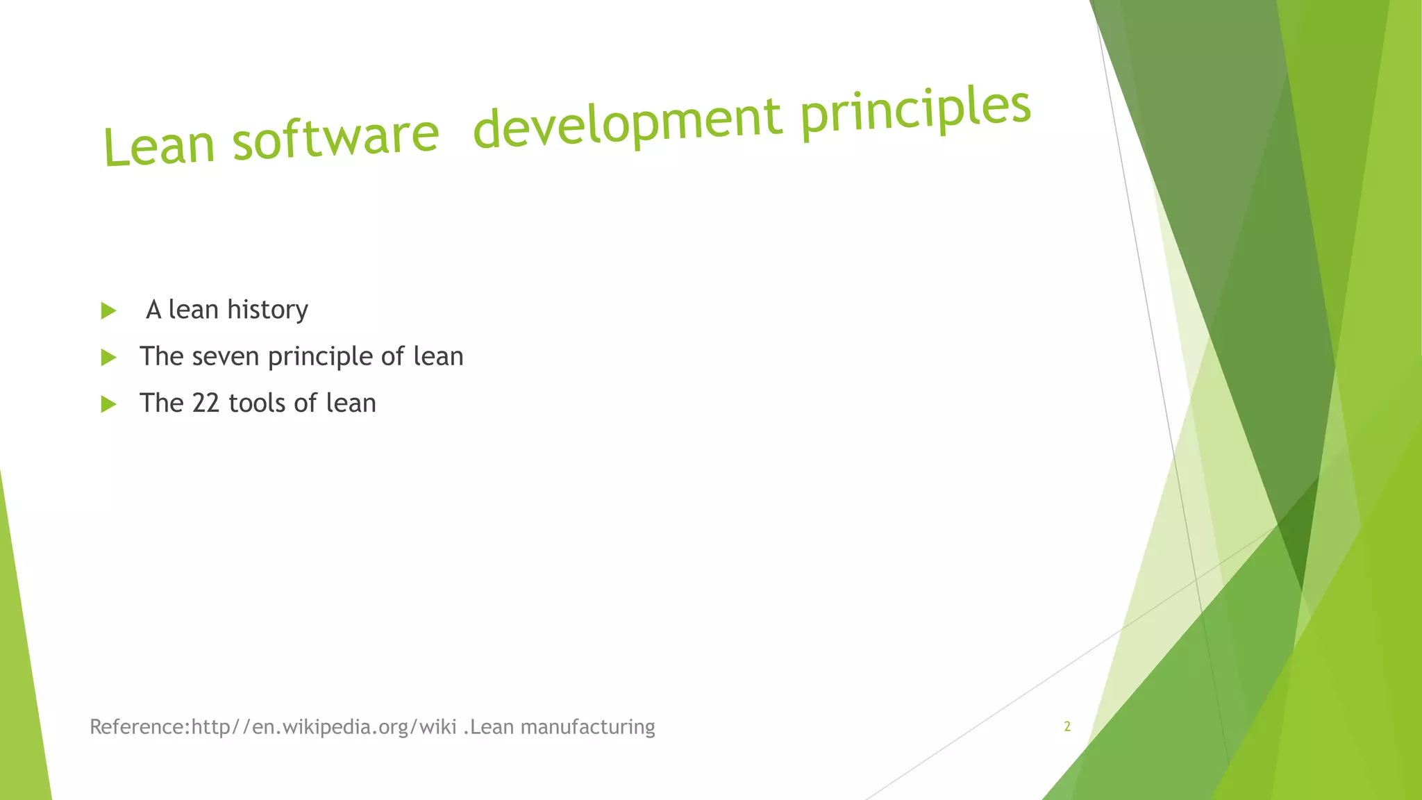 Lean Software Development | PPT