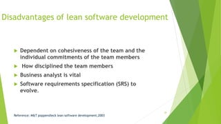 Lean Software Development | PPT