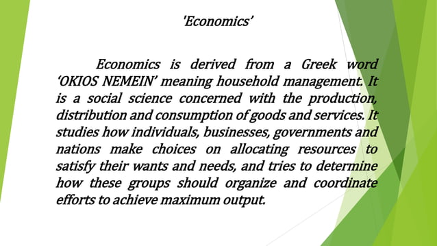 Lecture 1 Basic Economics | PPTX