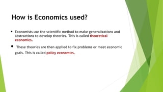 Lecture 1 Basic Economics | PPTX