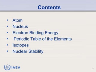 Lecture 1 basic nuclear physics 1 - basic atomic structure | PPTX