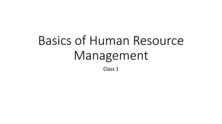 Basic of Human Resources Management.pptx
