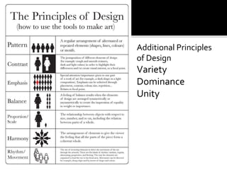 Principles Of Design Proportion Definition