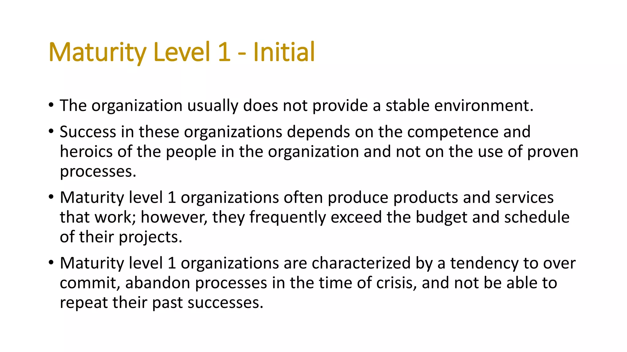 Capability Maturity Model Integartion | PPTX
