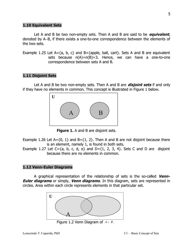 Lecture 1 - Concept of Sets.pdf | Programming Languages | Computing