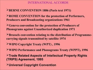 Lecture 1 - Copyright and Piracy- intellectual property rights .ppt