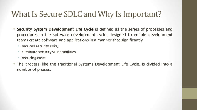 Lecture Course Outline and Secure SDLC.ppt